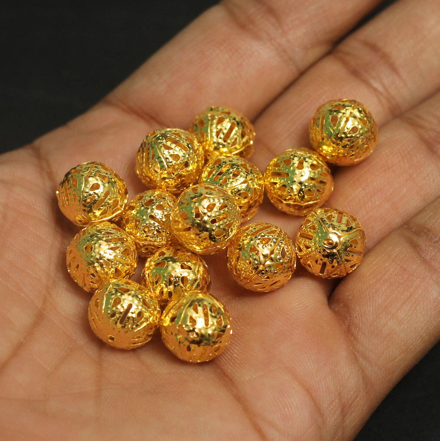 Metal Beads Online - Round metal beads for jewelry making – beadsnfashion