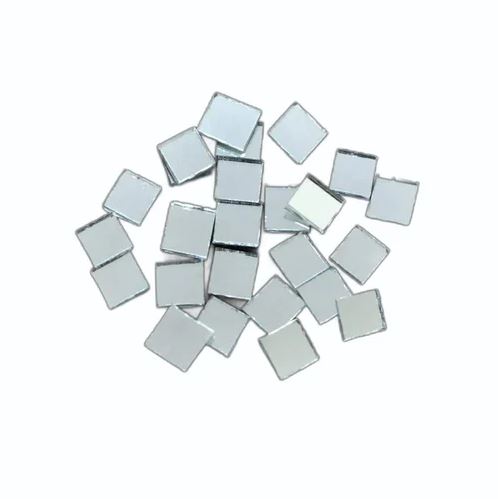 Square Shape Glass Mirror for Jewellery making, Craft Work – beadsnfashion