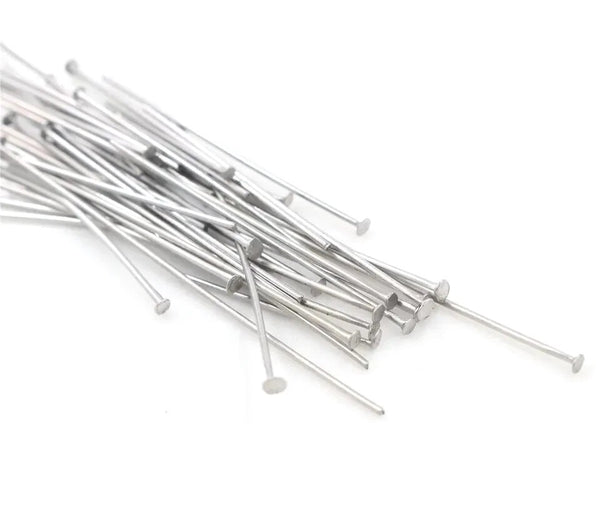 500 Pcs 1 Inch, Stainless Steel Head Pins