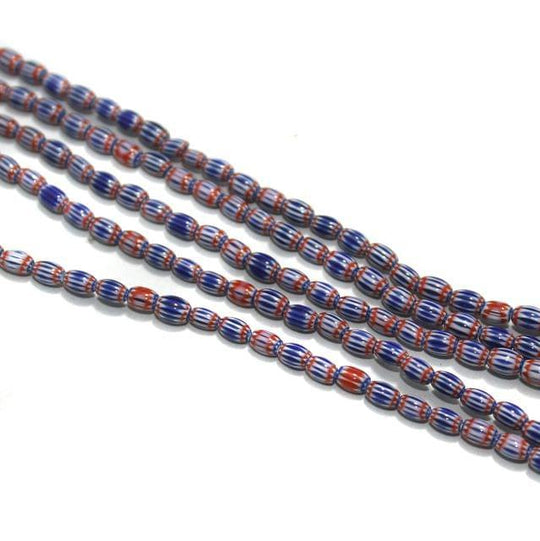Chevron Beads - Chevron Glass Beads For Jewellery Making | Online ...